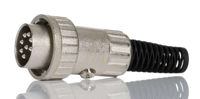 RS PRO | RS PRO 8 Pole Standard DIN Plug, 4A, 100 V IP40, Twist Lock ...