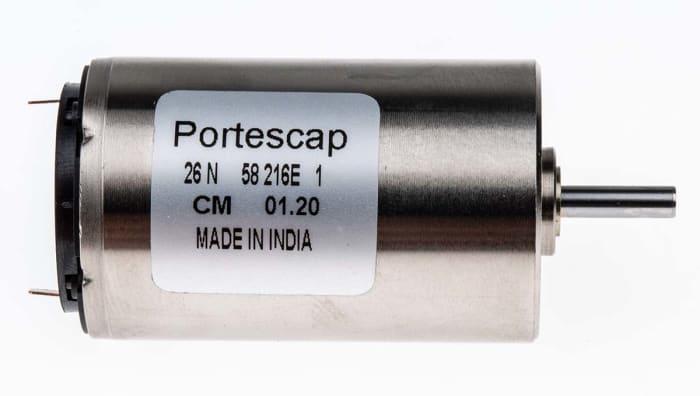 26N58-216E.1 Portescap | Portescap Brushed DC Motor, 5.75 W, 12 V dc ...