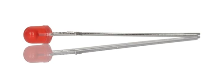 RS PRO | RS PRO1.6 → 2.4V Red LED 3 mm Through Hole | 254-5701 | RS