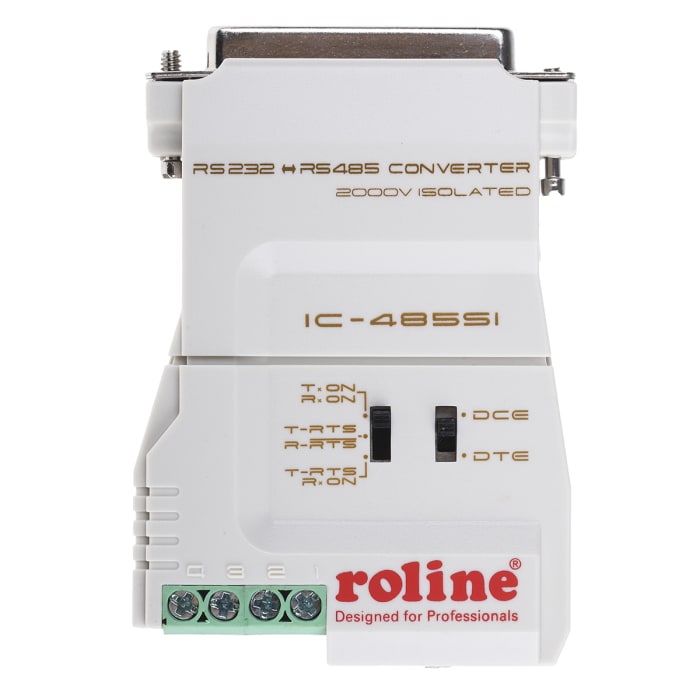 Roline | Roline RS232, RS485 D Sub 25 Pin Terminal Block Interface ...
