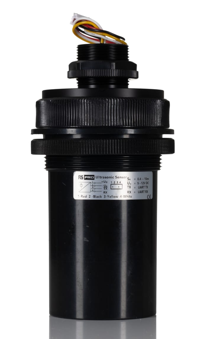 RS PRO | RS PRO Ultrasonic Level Sensor, UART TTL Output, Threaded, ABS ...