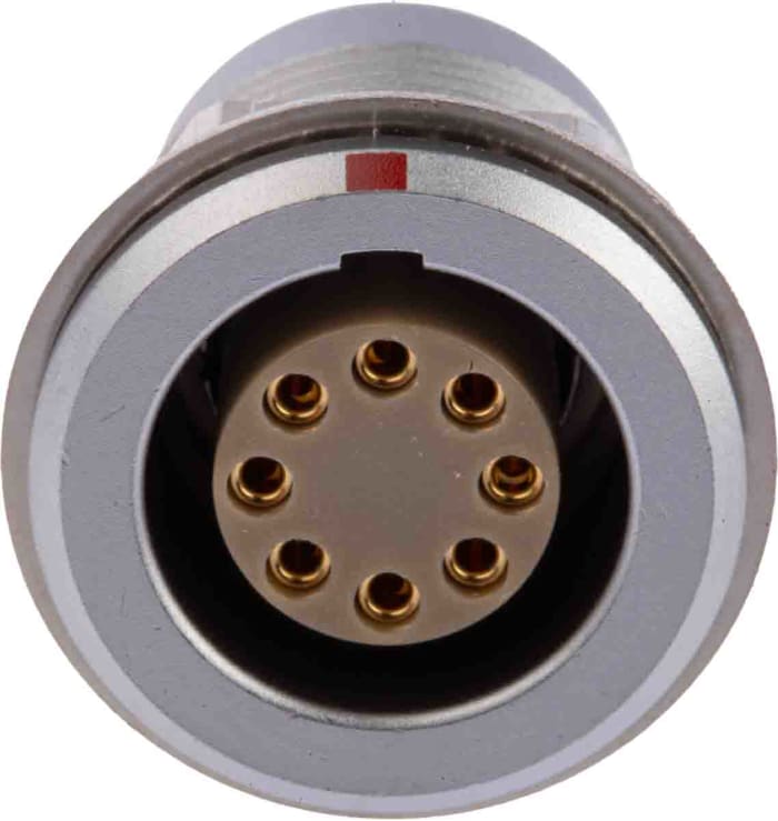 EGG.2B.308.CLL LEMO | Conector circular LEMO hembra serie 2B de 8 vías ...