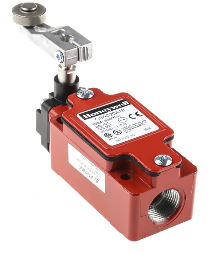 GSAC20A1B Honeywell | Honeywell GSA Series Roller Limit Switch, 2NO/2NC, IP67, 4P, Metal Housing ...