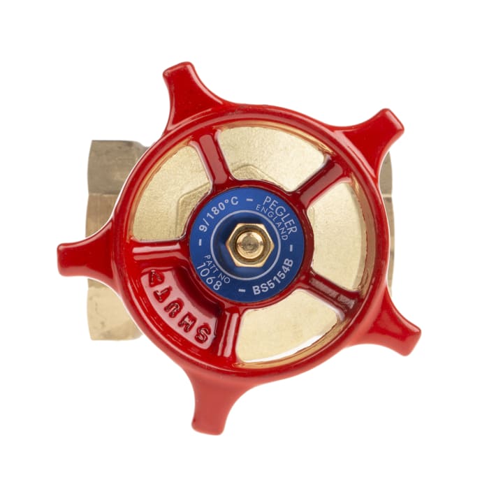 RS PRO | RS PRO Pirinç Şiber Vana (Gate Valve), 1 inç BSPT, 20 bar ...