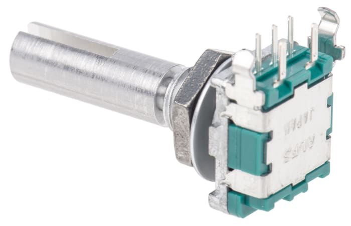 EC11B152420G Alps Alpine | Alps Alpine 15 Pulse Incremental Mechanical Rotary Encoder Slot Shaft ...