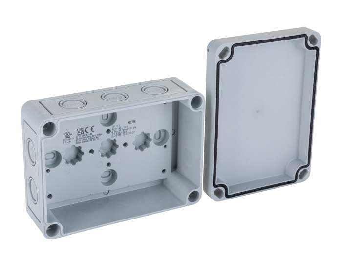 9508050 Rittal | Rittal PK Series Plastic Wall Box, IP66, 94 mm x 130 ...