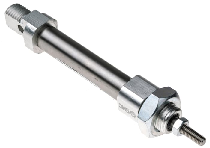 CD85N10-25-B SMC | SMC Pneumatic Piston Rod Cylinder - 10mm Bore, 25mm ...