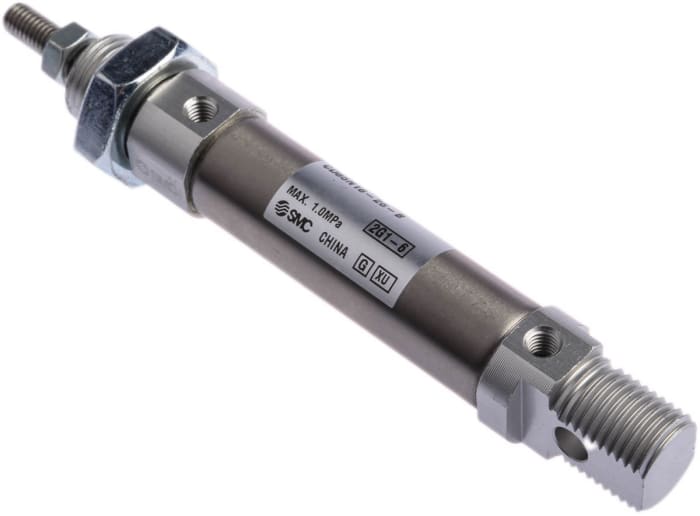 CD85N16-25-B SMC | SMC Pneumatic Piston Rod Cylinder - 16mm Bore, 25mm ...