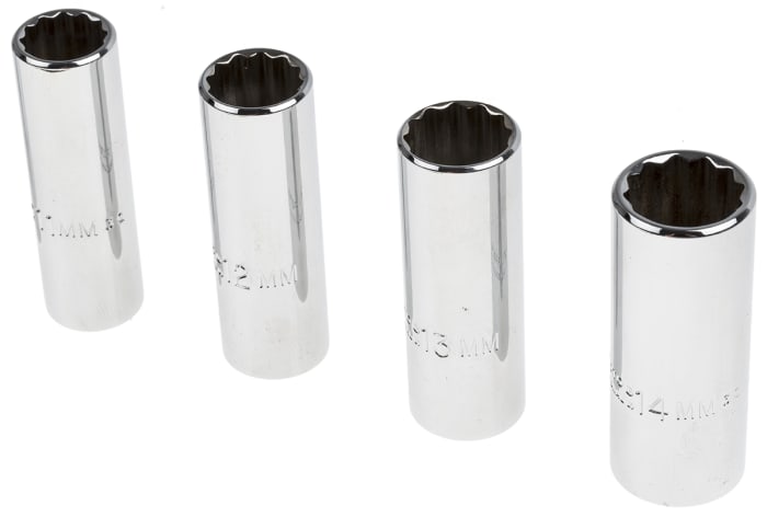 47203 Stanley | Stanley 11-Piece Metric 1/4 in Deep Socket Set , 12 ...
