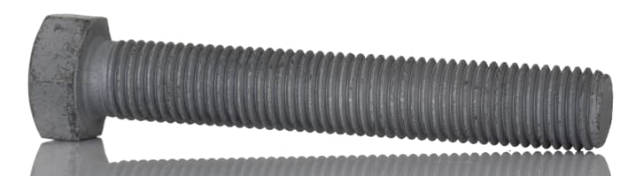 RS PRO | Perno hexagonal Galvanizado, Acero, M16 x 100mm 2.0mm | 264 ...