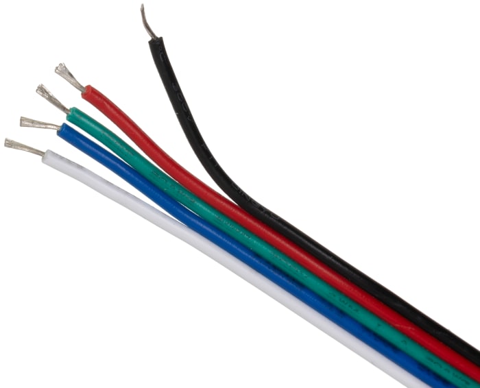 RS PRO | RS PRO 12V dc RGB LED Strip Light, 4000K Colour Temp, 5m ...