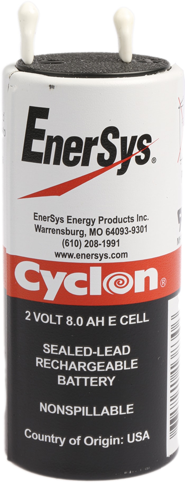 RSACP3706 Enersys | Enersys 2V Tab Sealed Lead Acid Battery, 8Ah | 265 ...