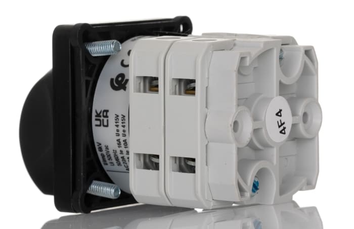 RS PRO | RS PRO, DPDT 3 Position 60° Changeover Cam Switch, 500V ac, 16A, Knob Actuator | 265 ...