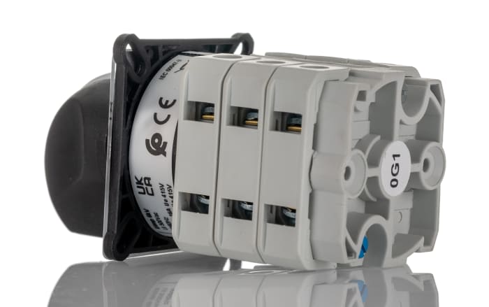 RS PRO | RS PRO, 3PDT 3 Position 60° Changeover Cam Switch, 500V ac, 16A, Knob Actuator | 265 ...