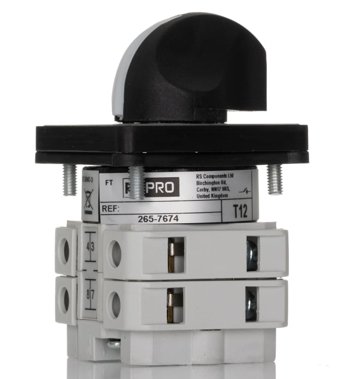 RS PRO | RS PRO, SP 12 Position 30° Multi Step Cam Switch, 500V ac, 16A ...