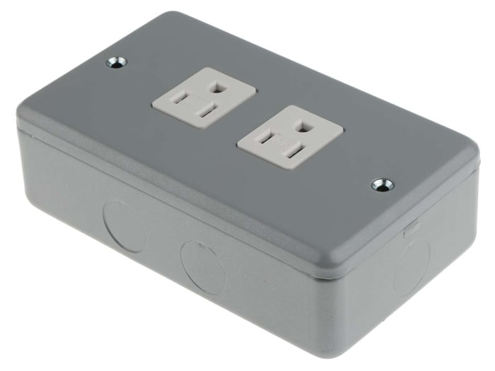 K2272 ALM MK Electric | MK Electric 2 Gang Plug Socket, 15A, NEMA 5-15R ... K2272 ALM MK Electric | MK Electric 2 Gang Plug Socket, 15A, NEMA 5-15R ...