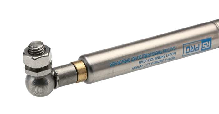 RS PRO | RS PRO Stainless Steel Gas Struts, with Ball & Socket Joint ...