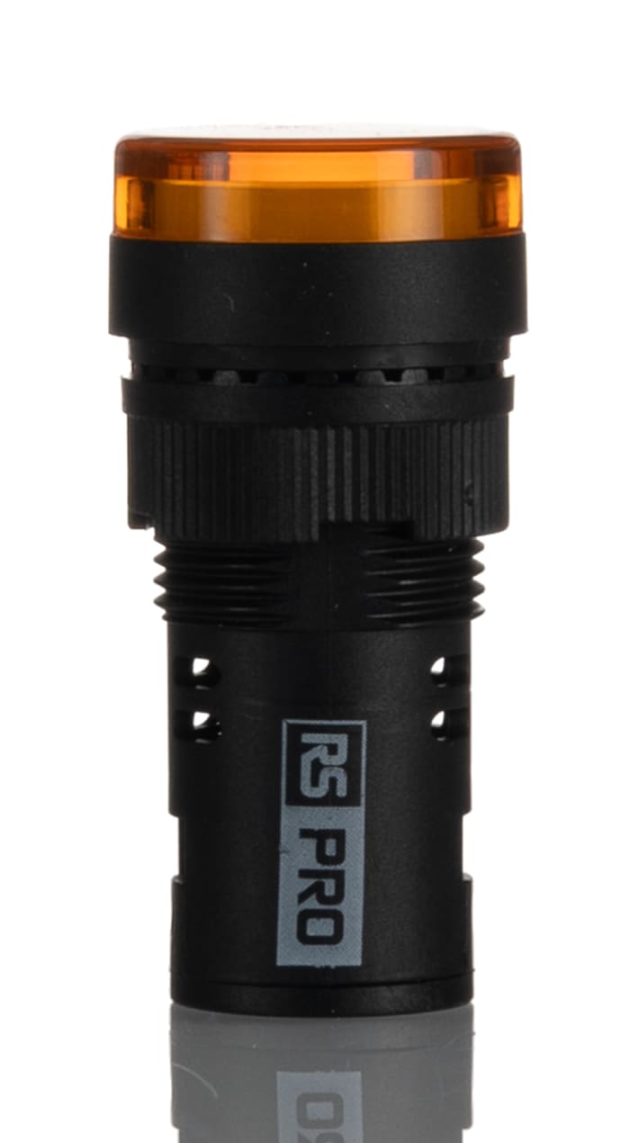 RS PRO | RS PRO Yellow LED Pilot Light, 24V ac/dc | 271-7479 | RS