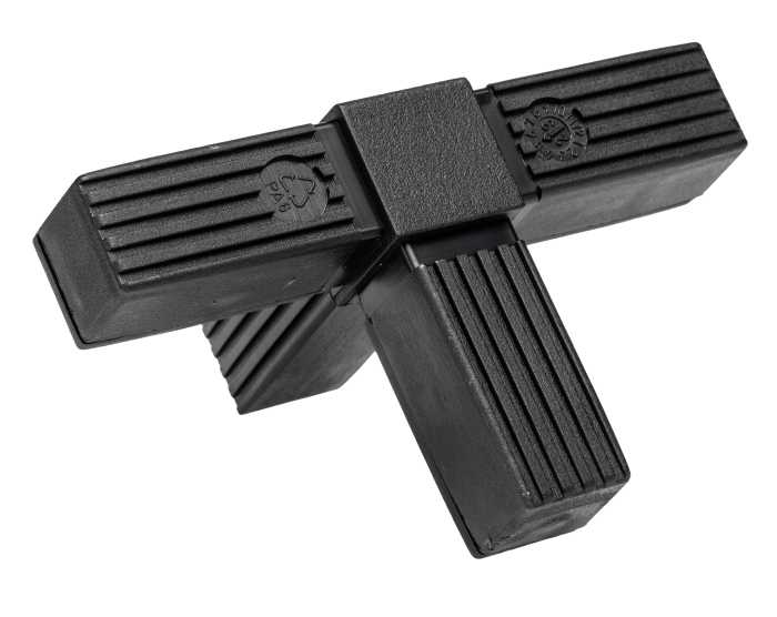 RS PRO | RS PRO 4-Way Connector, Square Tube Connector, Strut Profile ...