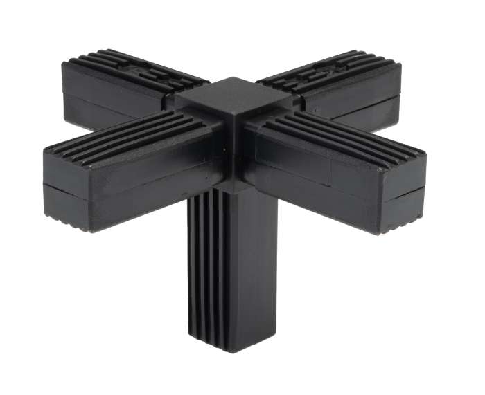 RS PRO | RS PRO Steel Core 5-Way Connector, Square Tube Connector ...