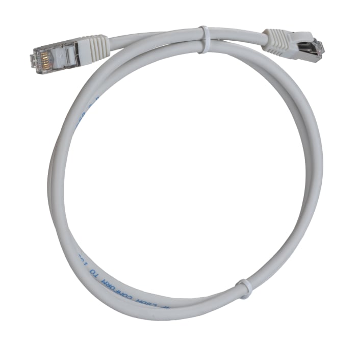 RS PRO | RS PRO, 1m Cat8, White RJ45 to Male RJ45 Male, S/FTP ...