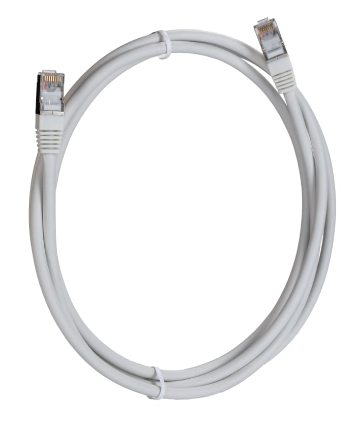 RS PRO | RS PRO, 2m Cat8, White RJ45 to Male RJ45 Male, S/FTP ...