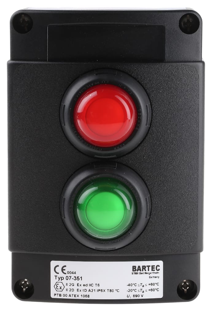 07-3512-10LRRLGG Bartec | Bartec Push Button Control Station ...