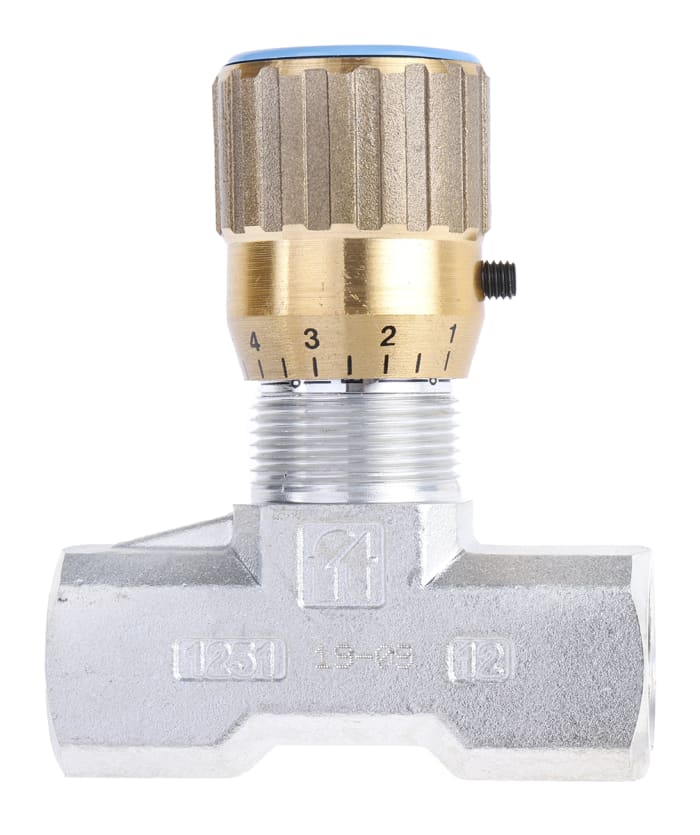 RS PRO | RS PRO Inline Mounting Hydraulic Flow Control Valve, BSP 1/2 ...