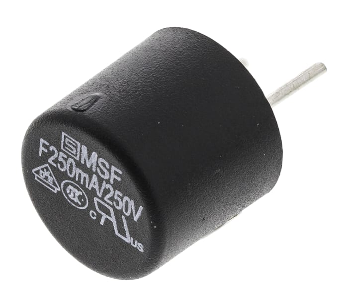 RS PRO | RS PRO PC Board Non Resettable Fuse, Radial 250mA, 250V ac ...