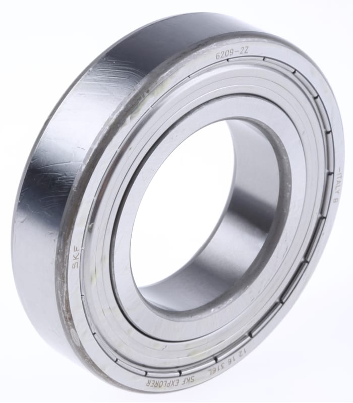 6209-2Z SKF | SKF 6209-2Z Single Row Deep Groove Ball Bearing- Both Sides Shielded 45mm I.D ...