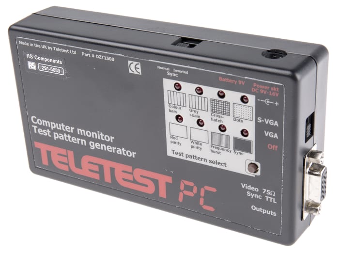 OZZRST1500 Teletest | Teletest OZT1500 PC Tester Horizontal TTL ...