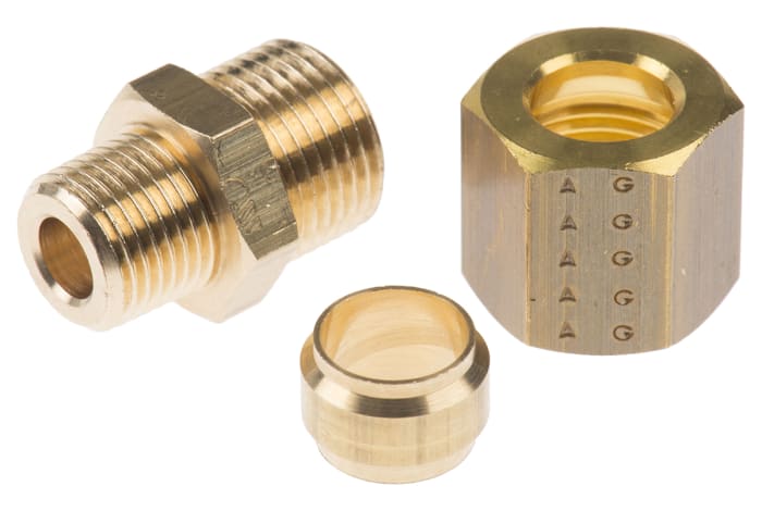 0105 08 10 Legris | Legris Brass Pipe Fitting, Straight Compression ...