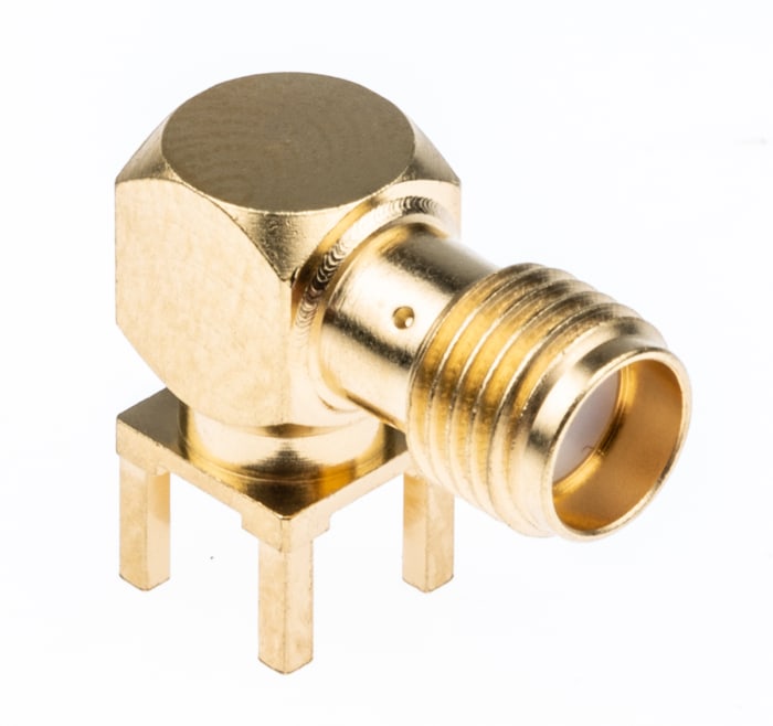 R125680000W Radiall | Radiall, Jack PCB Mount SMA Connector, 50Ω ...