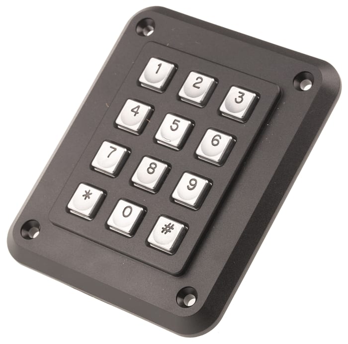 PLX12T202 Storm | Storm IP65 12 Key Polymer Keypad | 301-3857 | RS