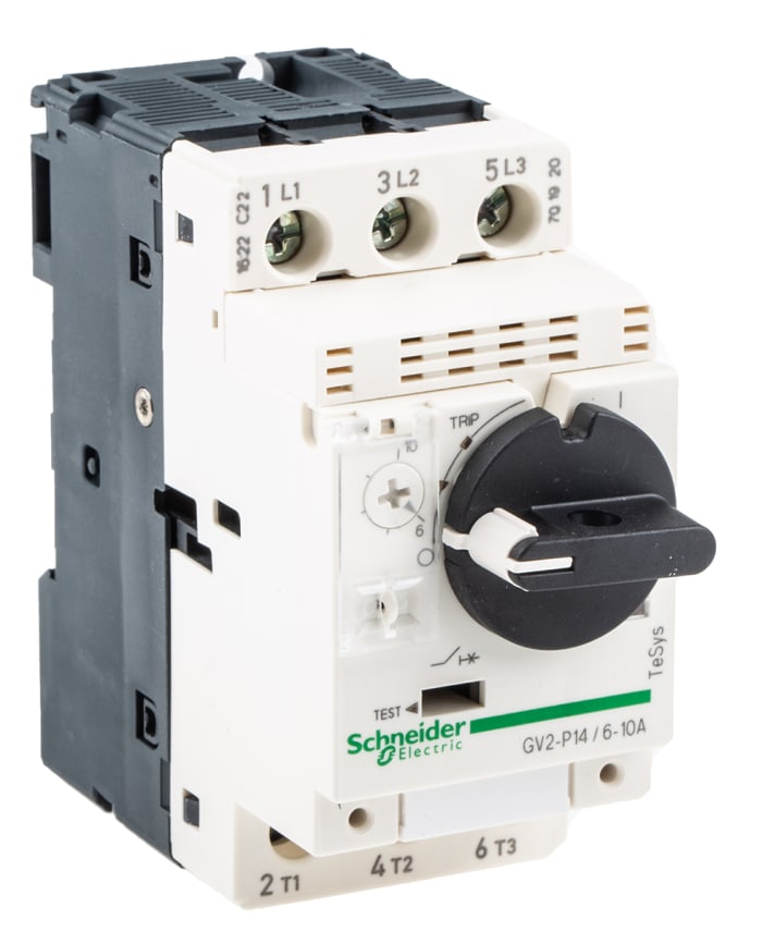 GV2P14 Schneider Electric | Schneider Electric 6 → 10 A TeSys Motor ...