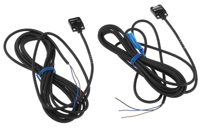E3T-FT14 2M Omron | Omron Through Beam Photoelectric Sensor, Block ...