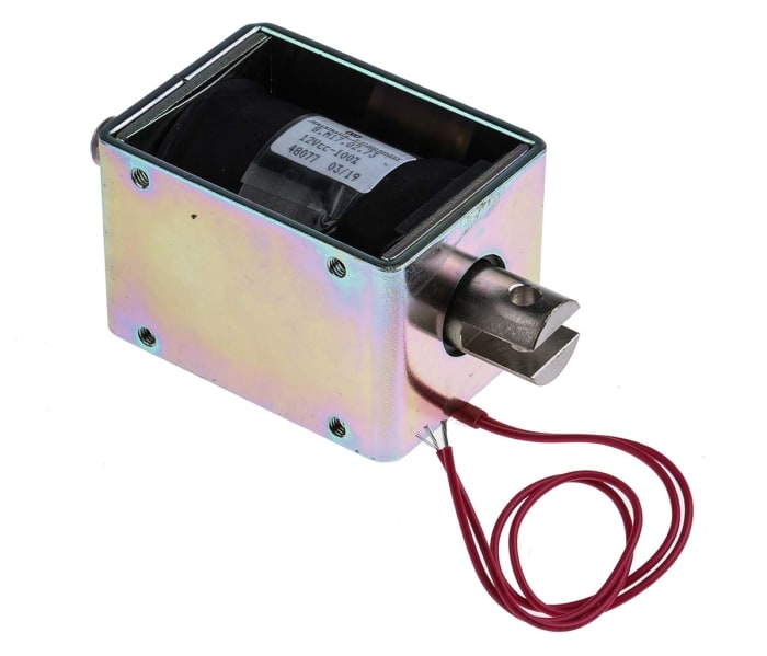 8.M17 02 73 12 VCC 100% Mecalectro | Mecalectro Linear Solenoid, 12 V ...