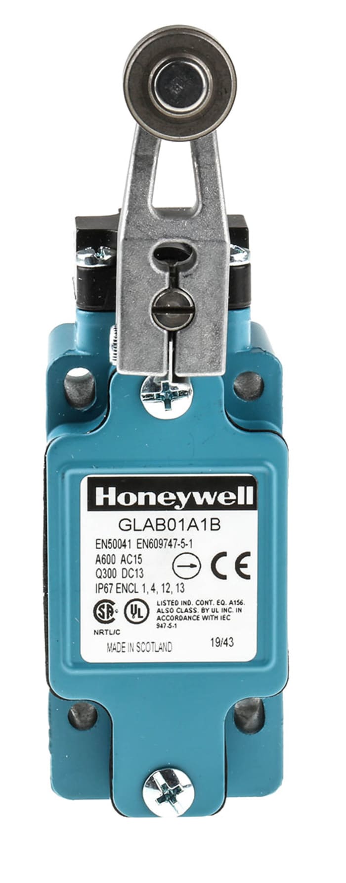 GLAB01A1B Honeywell | Honeywell, Snap Action Limit Switch - Die Cast ...