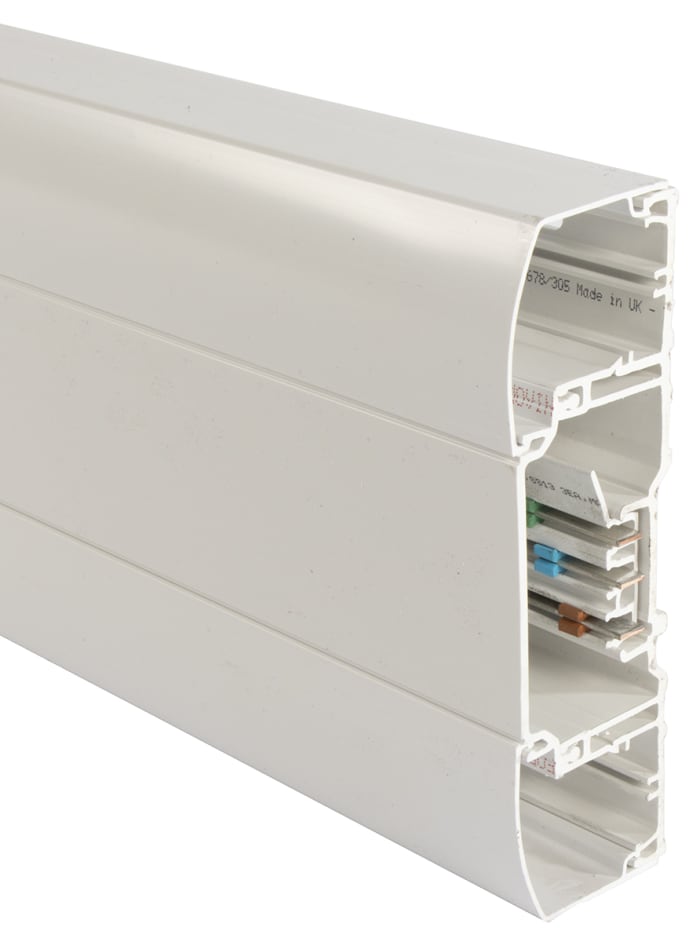 K1963 WHI MK Electric | MK Electric White Busbar Dado Trunking D50mm ... K1963 WHI MK Electric | MK Electric White Busbar Dado Trunking D50mm ...