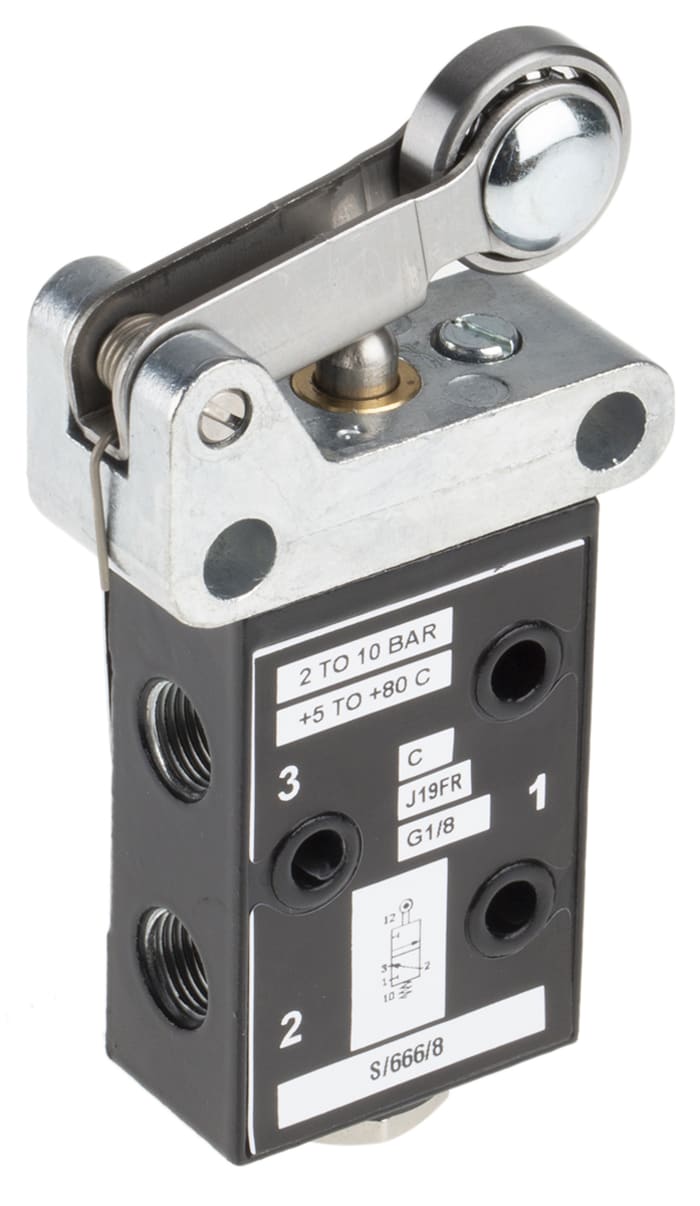 S/666/83/R Norgren | Norgren Roller 3/2 Pneumatic Manual Control Valve ...