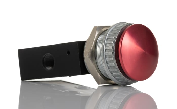 PS/666/1/R Norgren | Norgren Push Button 3/2 Pneumatic Manual Control ...