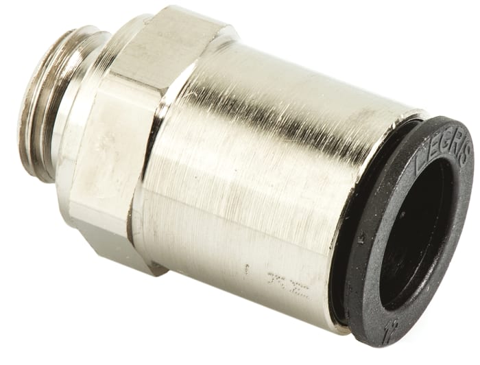3101 12 13 Legris | Legris LF3000 Series Straight Threaded Adaptor, G 1/4 Male to Push In 12 mm ...
