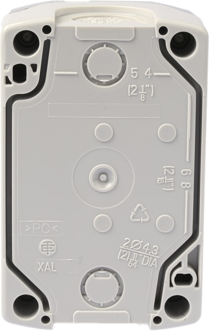 XALD02 Schneider Electric | Schneider Electric Grey Polycarbonate XALD ...