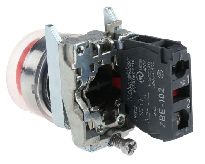 XB4BP42 Schneider Electric | Schneider Electric Harmony XB4 Series Push Button, Panel Mount ...