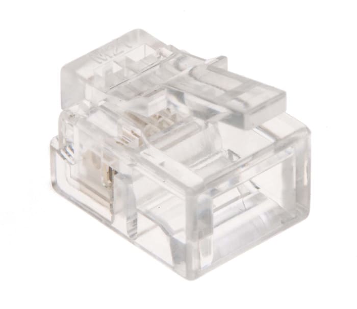 RS PRO | RS PRO Male RJ11 Connector, Cable Mount Straight 1 Port 6P4C ...
