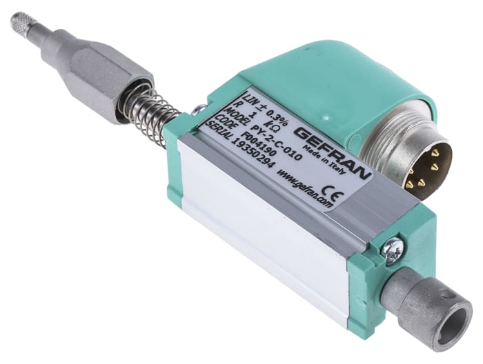 PY-2-C-010 0000X000X00 Gefran | Sensores de posición lineal Gefran, recorrido 10mm, 14 ac, IP40 ...