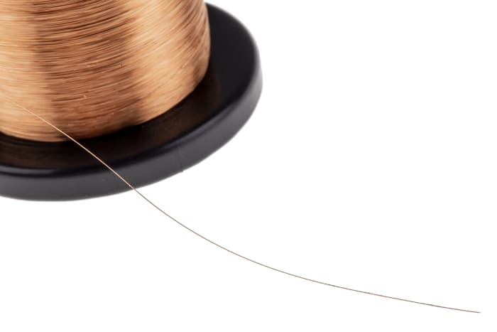 CUL100/0.10 Block | Block 0.1mm Enamelled Copper Wire, 38 AWG 1144m ...