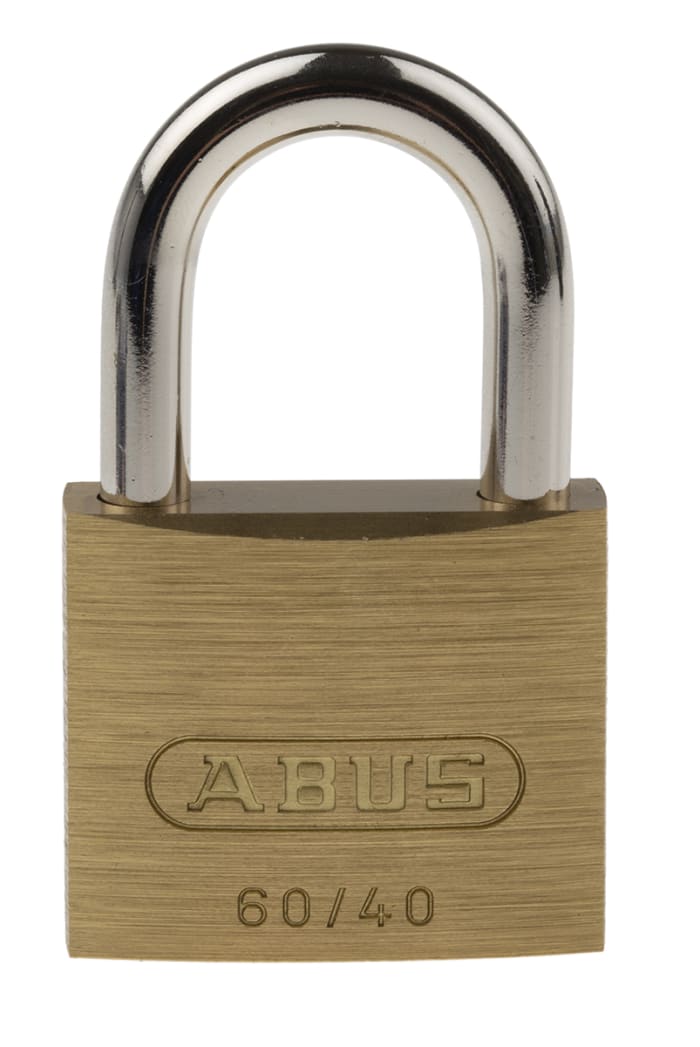 XR0060 40 ABUS | ABUS Key Weatherproof Brass, Steel Padlock, 6mm ...