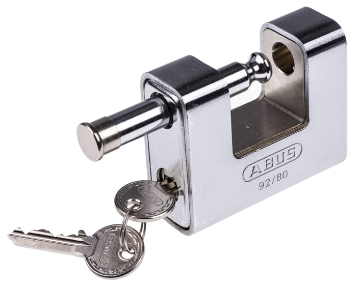 XR0092 80 ABUS | ABUS Key Weatherproof Brass, Steel Padlock, 12mm ...