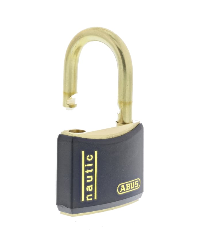 XR0084 40 ABUS | ABUS Keyed Brass Safety Padlock Weatherproof, 6 mm ...